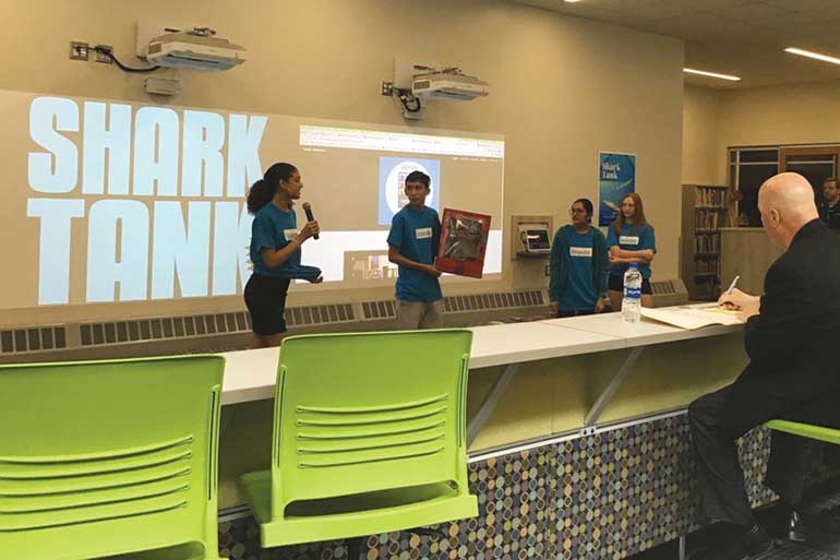 Shark Tank Project for Carol Stream Students - Town Square Publications